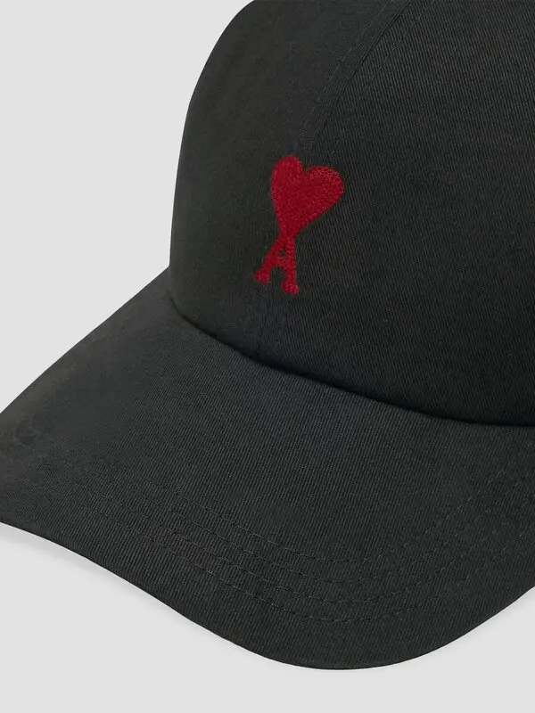 AMI Paris Logo-embroidered Baseball Cap