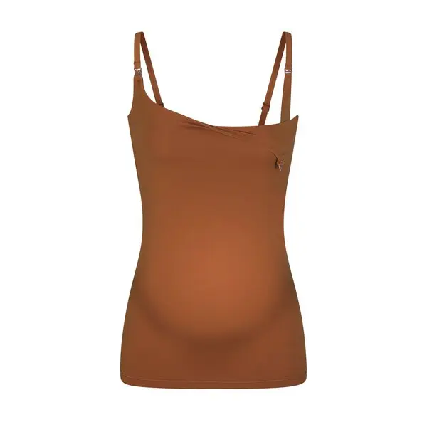 SKIMS Fits Everybody Maternity Nursing Tank - Bronze