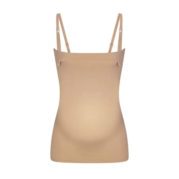 SKIMS Fits Everybody Maternity Nursing Tank - Clay