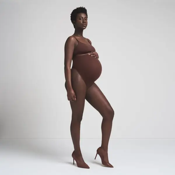 SKIMS Fits Everybody Maternity High Waisted Thong - Cocoa