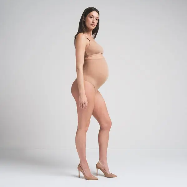 SKIMS Maternity High Waisted Thong | Black | | Fits Everybody - Sienna