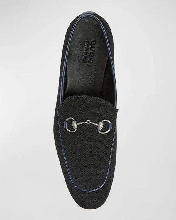 Gucci Apos;s New Jordaan Canvas Bit Loafers
