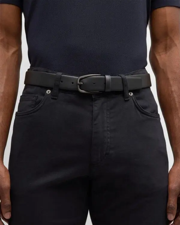 Zegna Smooth Calfskin Belt