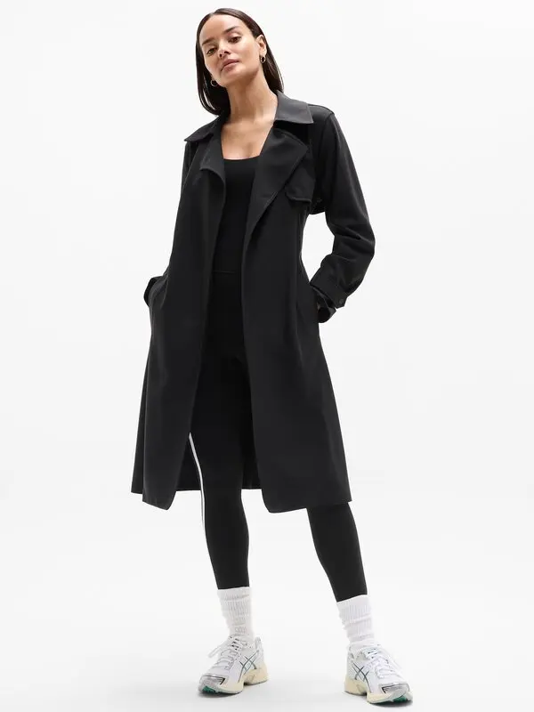 Athleta Stellar Trench - Black
