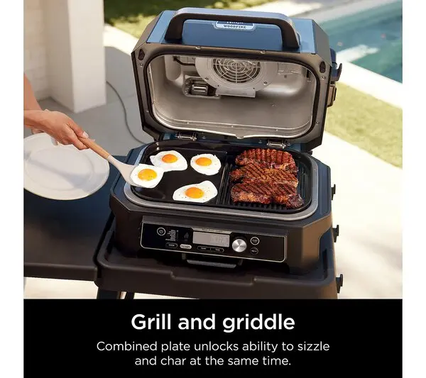 NINJA Woodfire Grill & Griddle Plate