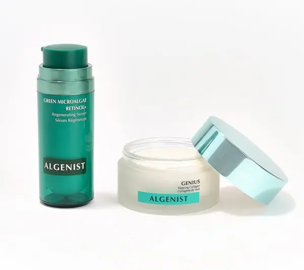 Algenist Microalgae Retinol Serum & Sleeping Collagen Cream - One-color