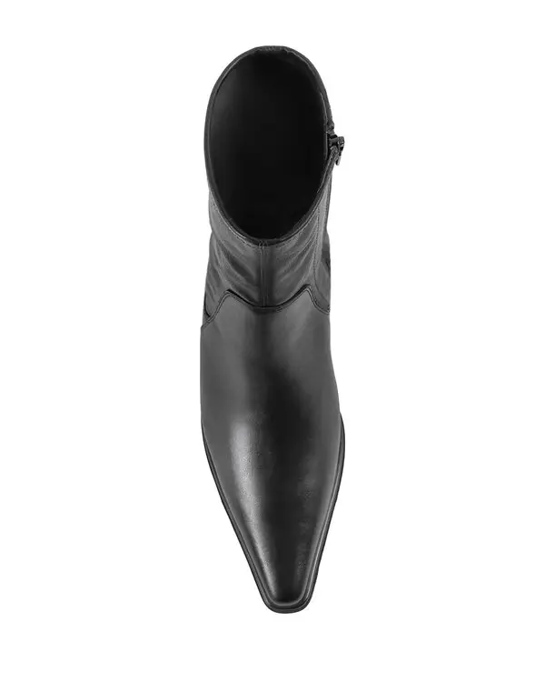 VAGABOND SHOEMAKERS Giselle Pointed Toe Block Heel Booties - Black