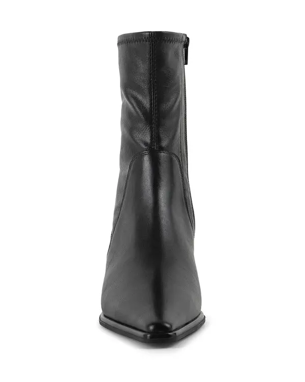 VAGABOND SHOEMAKERS Giselle Pointed Toe Block Heel Booties - Black