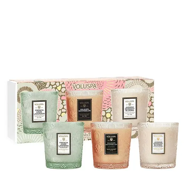 Voluspa Home Refresh Demi Trio Candle Set - Multi