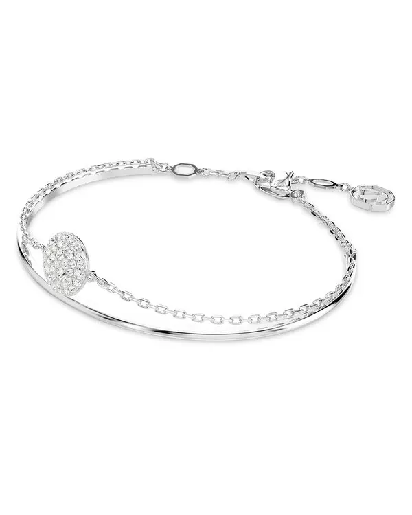 SWAROVSKI Sublima Chain Bangle Bracelet - Silver