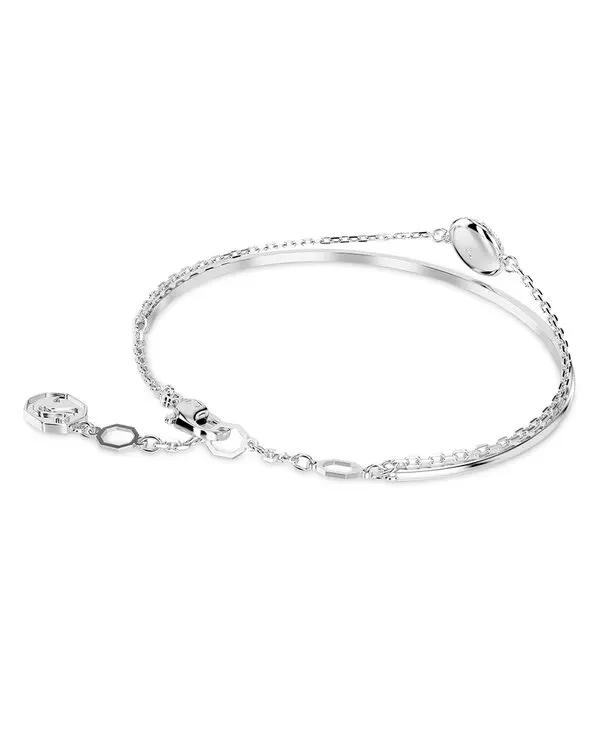 SWAROVSKI Sublima Chain Bangle Bracelet - Silver