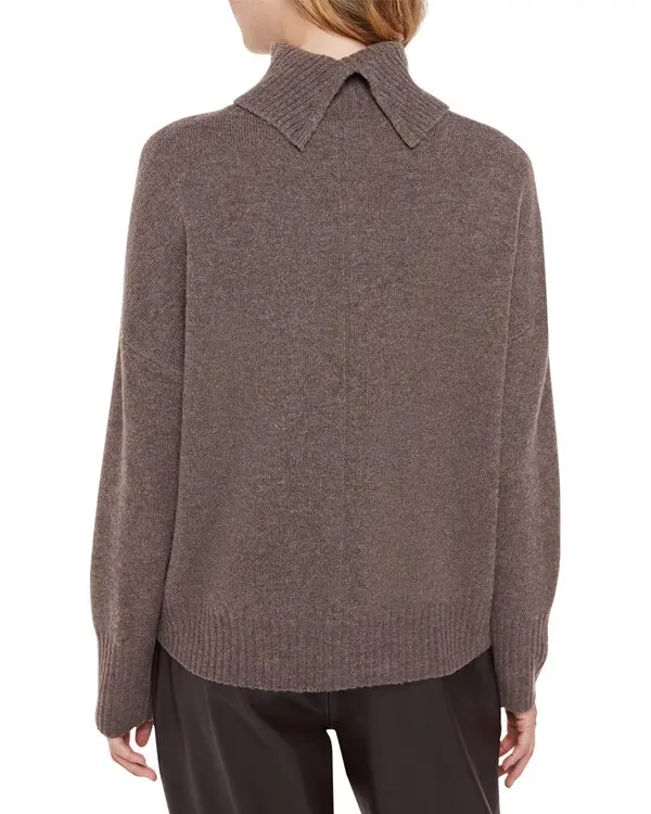 Whistles Pocket Turtleneck Sweater