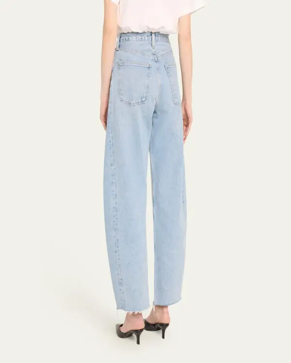 AGOLDE Luna Barrel Leg Jeans - Void Lt Indigo