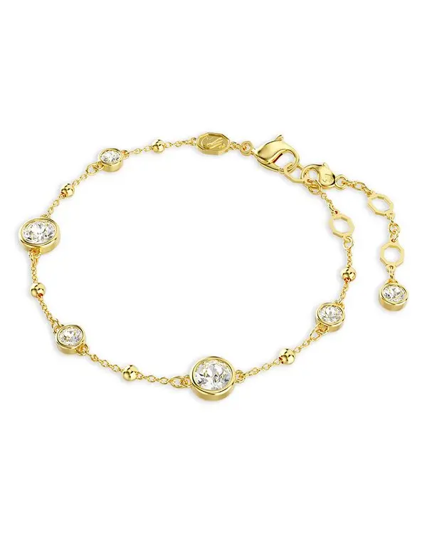 SWAROVSKI Imber Round Cut Bracelet - Gold