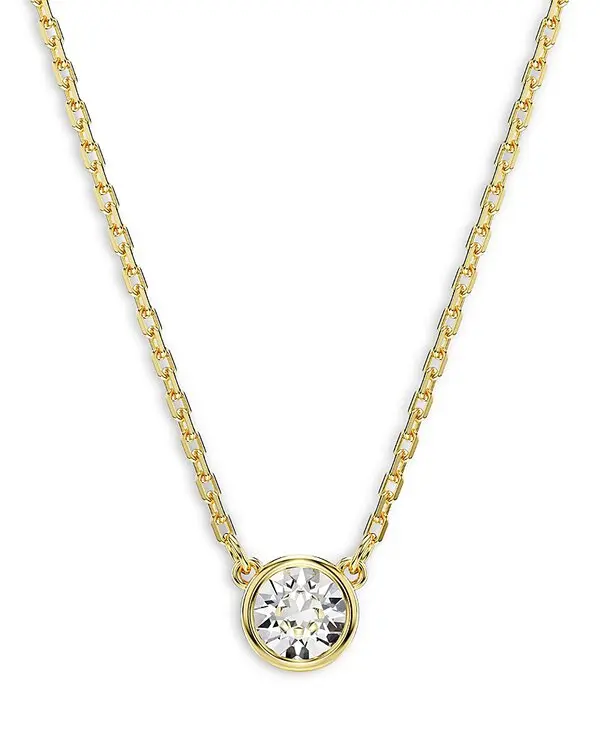 SWAROVSKI Imber Round Pendant Necklace - Gold