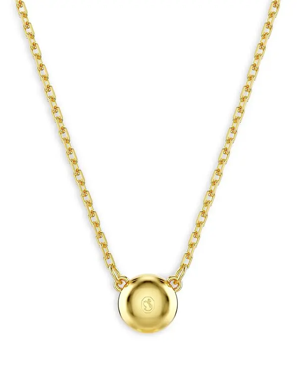 SWAROVSKI Imber Round Pendant Necklace - Gold