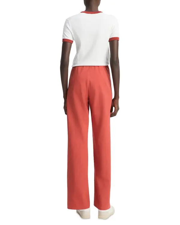Vince Wide Leg Trousers - Terra