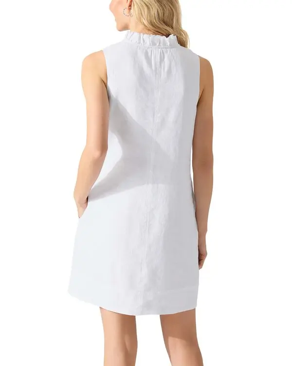 Tommy Bahama Two Palms Double Ruffle Dress - White