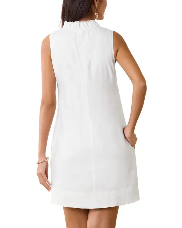 Tommy Bahama Two Palms Double Ruffle Dress - White