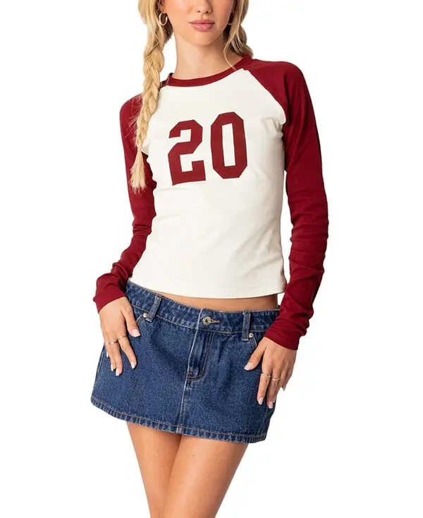EDIKTED Feeling 20 Long Sleeve Tee
