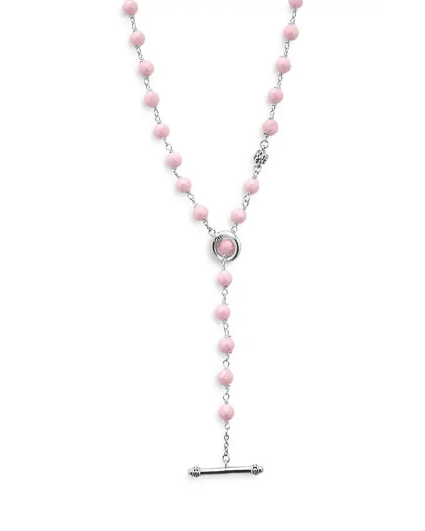 Lagos Sterling Silver Caviar Icon Station Necklace