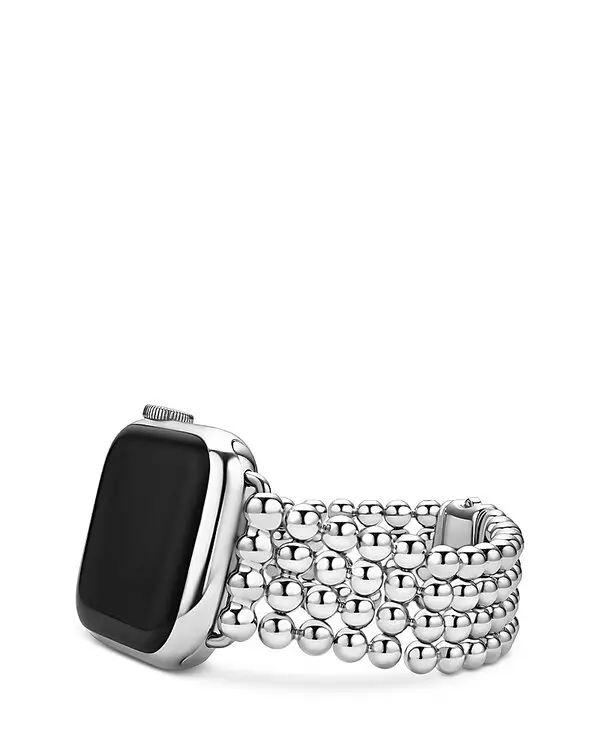 Lagos Smart Caviar Taper Apple Watch Bracelet - Silver
