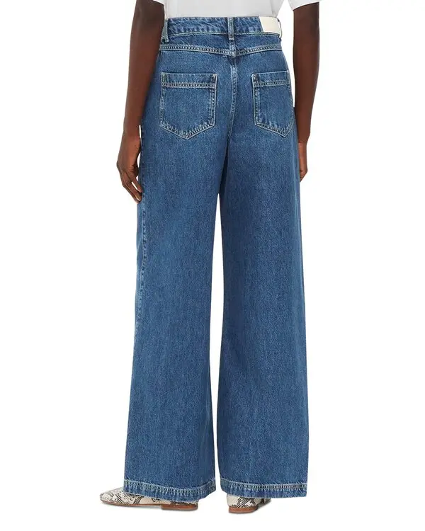 Whistles Wide Leg Boyfriend Jeans