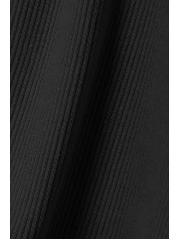 SKIMS Ribbed Cotton-blend Jersey Tank - Black