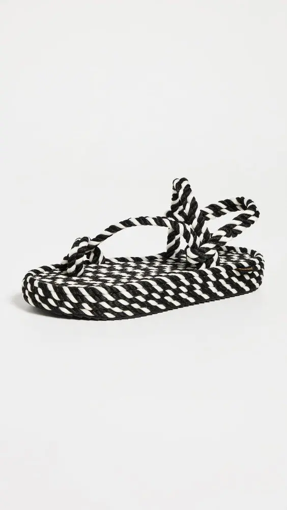 BOHONOMAD Hawaii Rope Platform Sandals