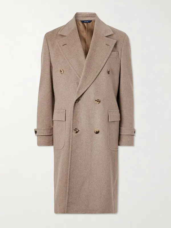 Thom Sweeney Double-breasted Cashmere Coat