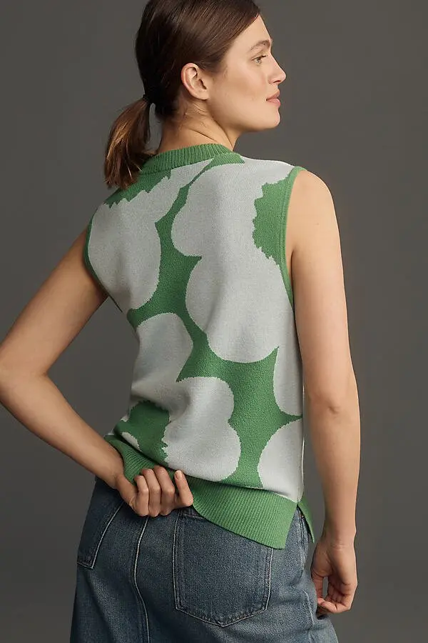 Marimekko Kulma Unikko Knitted Wool Vest