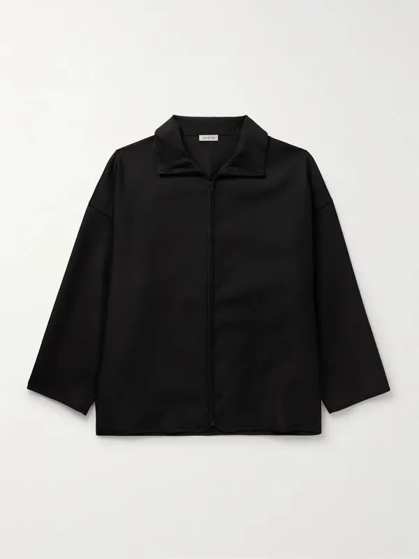 Fear Of God Virgin Wool And Silk-blend Jacket - Black