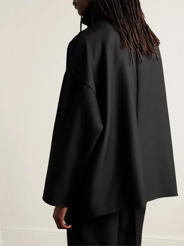 Fear Of God Virgin Wool And Silk-blend Jacket - Black