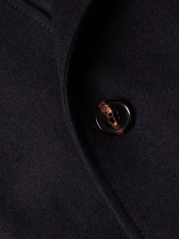 Loro Piana Spagna Leather-trimmed Cashmere-felt Jacket
