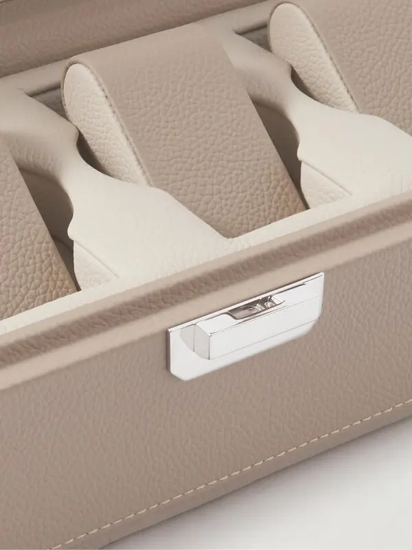 SCATOLA DEL TEMPO Full-grain Leather Watch Box