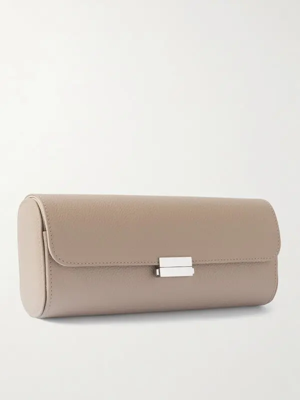 SCATOLA DEL TEMPO Full-grain Leather Watch Roll - Neutrals