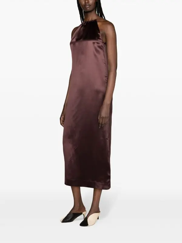 Loulou De Saison Morene Halterneck Maxi Dress - Purple