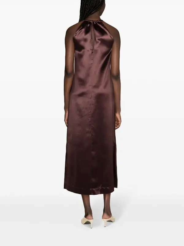 Loulou De Saison Morene Halterneck Maxi Dress - Purple