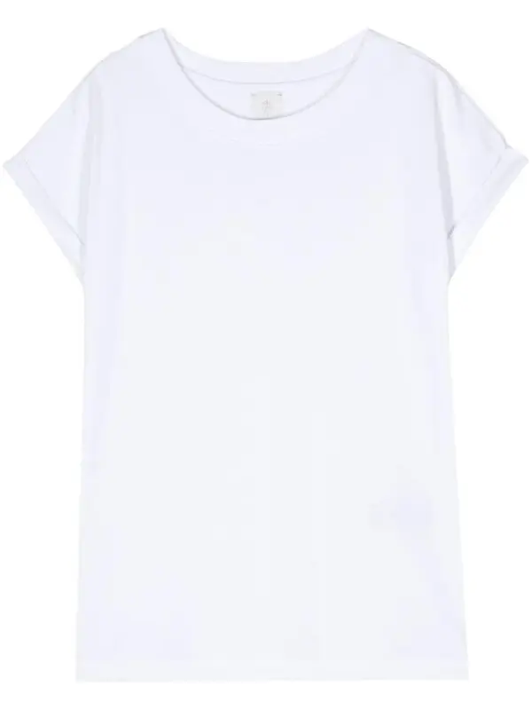Eleventy Sound-neck Cotton T-shirt