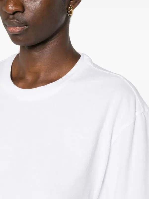 AGOLDE Anya Cropped T-shirt - White