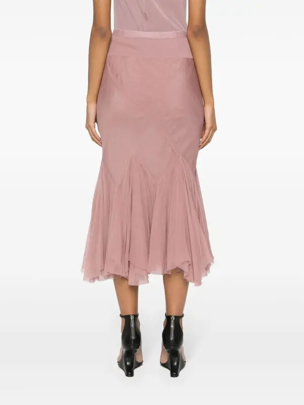Rick Owens Divine Bias Straight Skirt