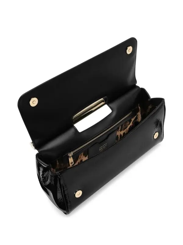 Dolce & Gabbana Patent-leather Clutch - Black