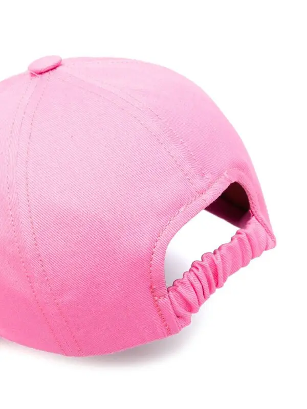 PATOU Cotton Baseball Cap - Pink