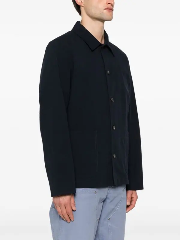 A.p.c. Texturised Cotton Shirt Jacket