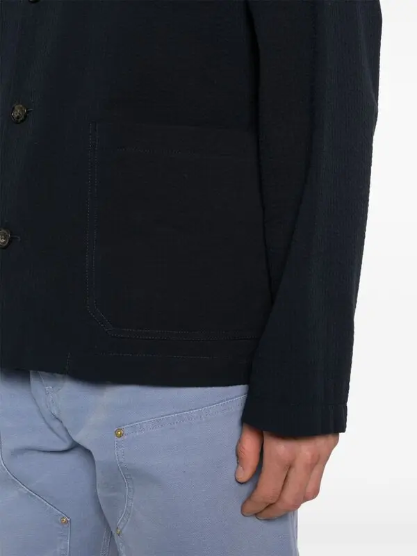 A.p.c. Texturised Cotton Shirt Jacket