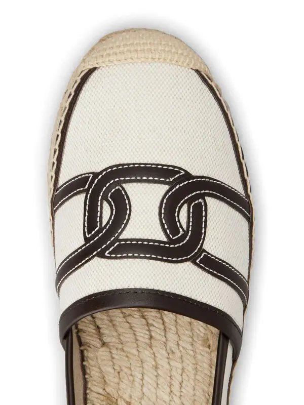 TOD'S Kate Chain-pattern Espadrilles