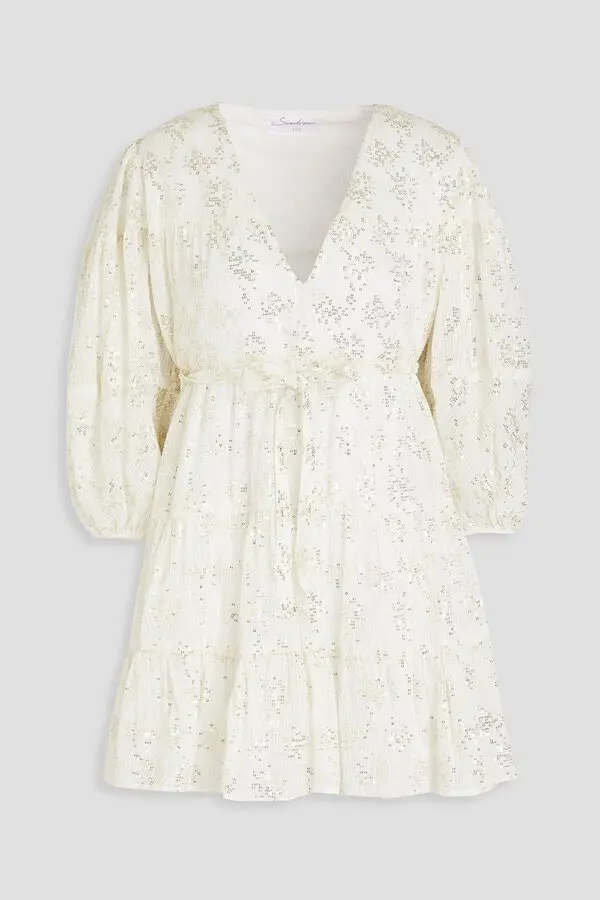 sundress sequin dress Sparkle Sundress with Slits