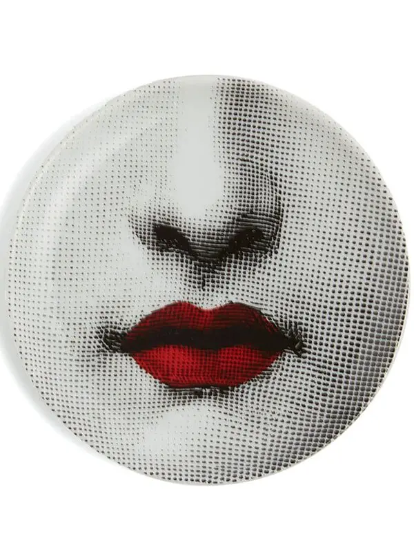 FORNASETTI Tema E Variazioni N.397 Decorative Plate 10cm - White