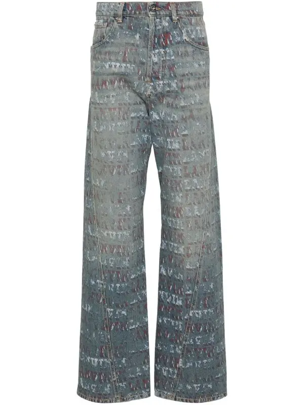 LANVIN X Future Logo-print Jeans
