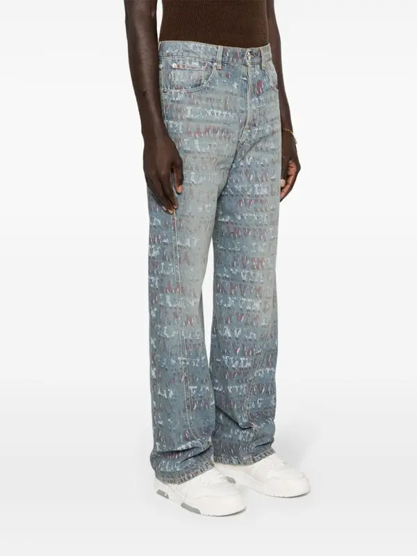 LANVIN X Future Logo-print Jeans
